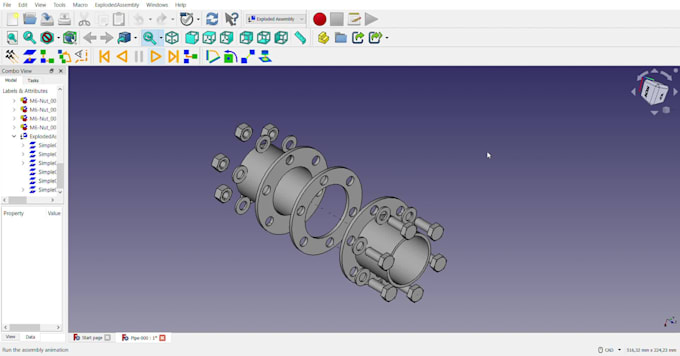 Creat mechanical 3d parts and assembly using freecad by Tchavofrund ...