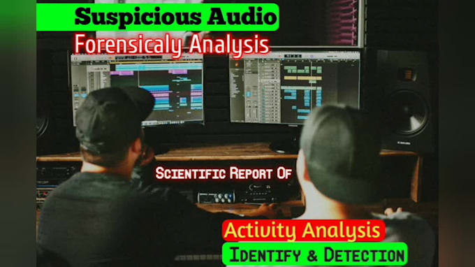 Audio forensics content analysis and comprehensive report