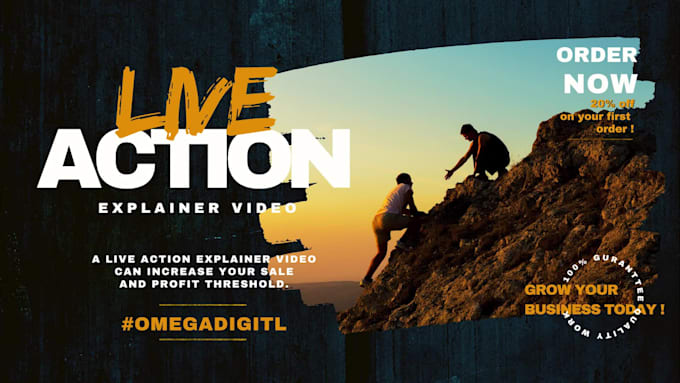 Create live action explainer or commercial videos by Omega__digital ...