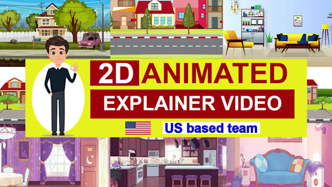 Create a 2d animated explainer video or whiteboard animation by ...