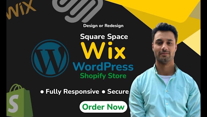 Do wix design,wordpress design,shopify design,squarespace design,php website by Hassan_devv | Fiverr