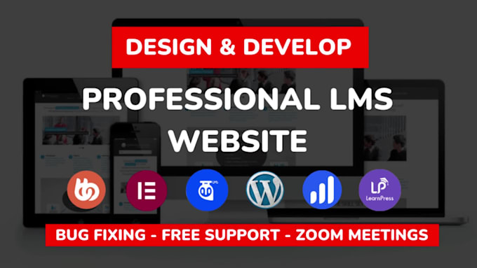 Design membership wordpress lms website using learndash buddyboss or tutor lms by Lms_membership ...