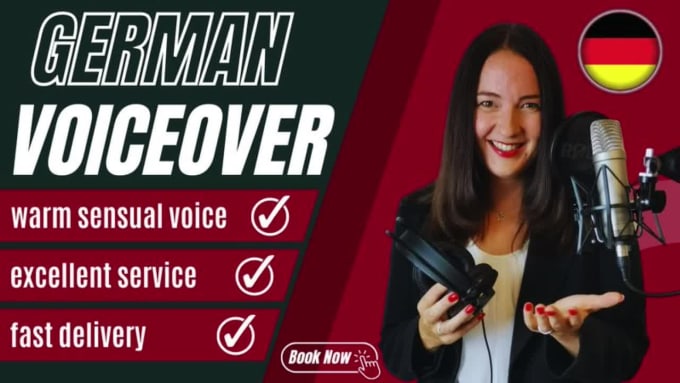 Record A Female German Voice Over In A Warm Sensual Voice By The Magic