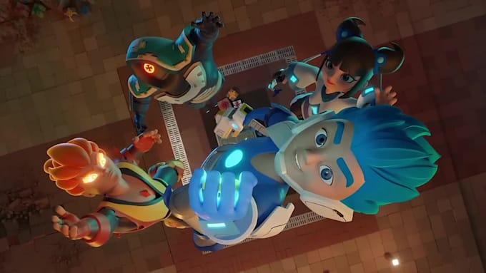 Render high quality 3d character animation 3d cartoon animation game ...