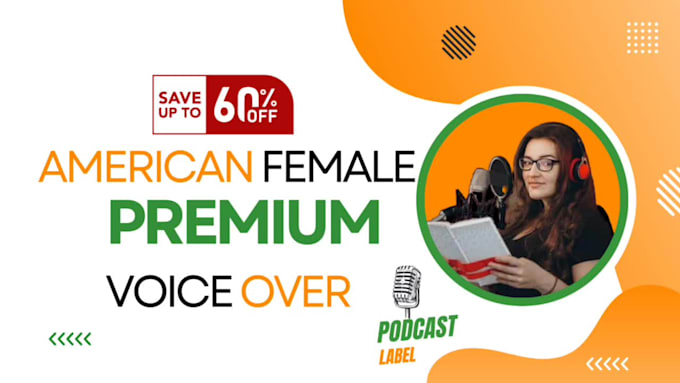 Deliver quality english female american voiceover for all your needs by ...