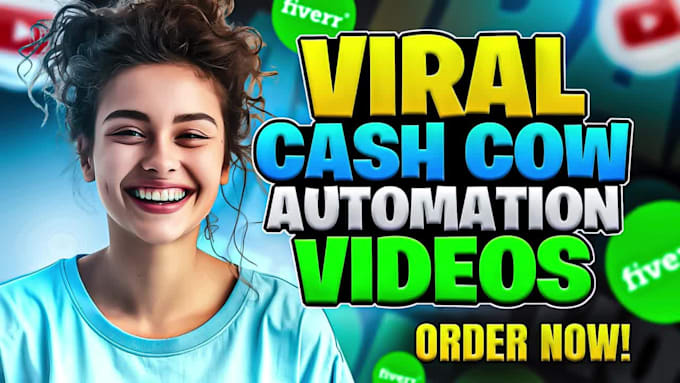 Create viral faceless cash cow videos and automation channel by Emma_editor1 | Fiverr