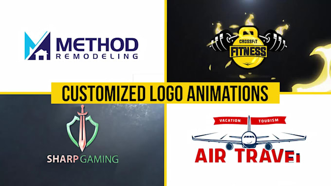 Create custom logo animation intro video by Abhgraphics | Fiverr