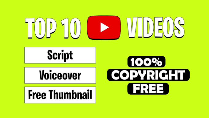 Make a top 10 video for youtube automation and cash cow videos with ...