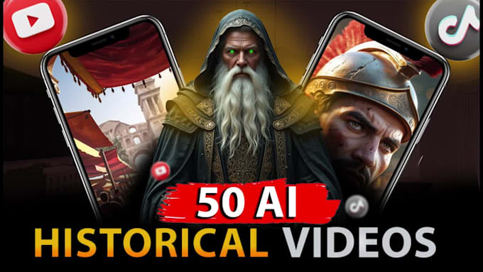 Create epic ai history videos for youtube and tiktok by Bilalafzal013 ...