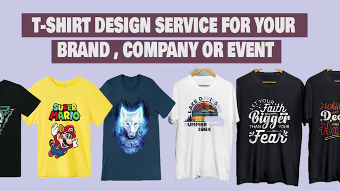 Do professional t shirt design for your business or brand or event or ...