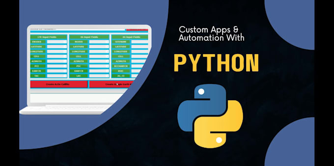 Create custom apps and scripts with python by Hamzaaydin | Fiverr