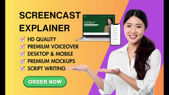 Create hd screencast explainer tutorial video for your website or app by Nasir_abbas1 | Fiverr