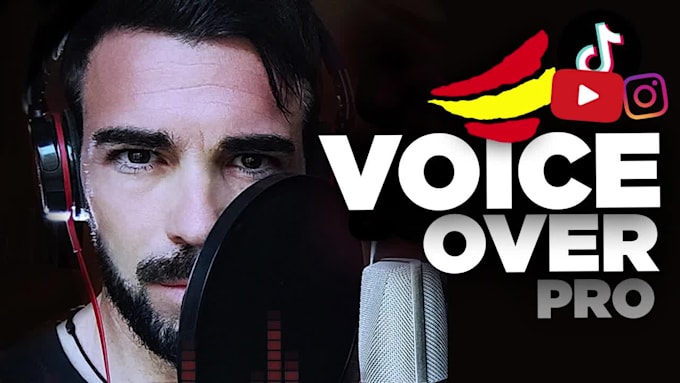 Graba una voz en off masculina profesional en español para tu video hoy