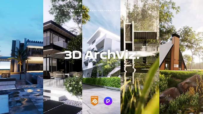 Create architectural 3d modeling, rendering and animation walkthrough by Liznanimation | Fiverr