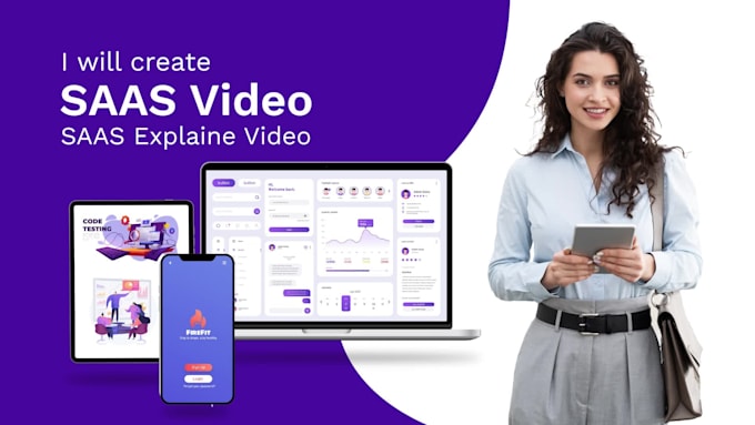 Create saas video, ui animation, and saas explainer video by ...
