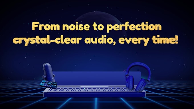 Clean, edit and enhance your audio by Electricairspac | Fiverr