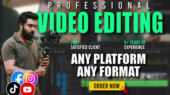 Do professional video editing in 24 hrs by Rameez_ul_haque | Fiverr