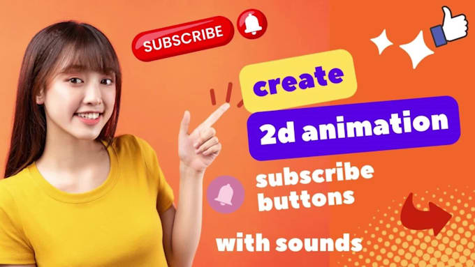Create unique youtube subscribe buttons animation by Manosh_art | Fiverr