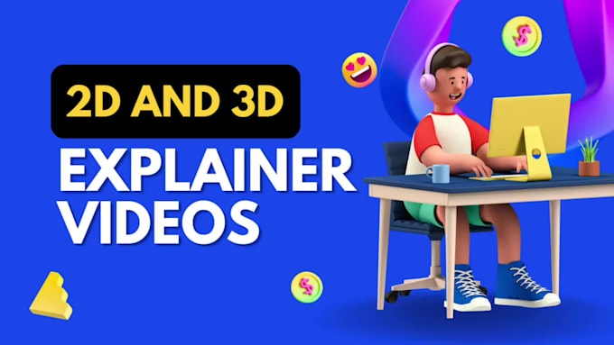 Create 2d, 3d animated explainer video by Santhos_sa | Fiverr