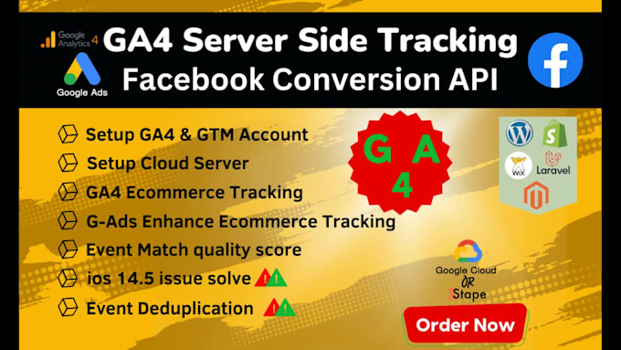 Fix google analytics 4, ga4 server side ecommerce tracking conversion api by gtm by Gaexpert ...