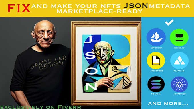 Fix and make your nfts json metadata marketplace ready by James_labdesign | Fiverr