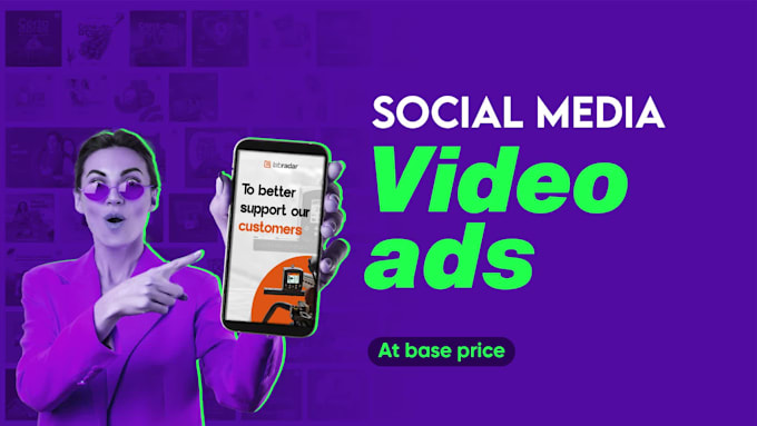 Create animated banner ads for facebook video ads by Iamalrakib | Fiverr