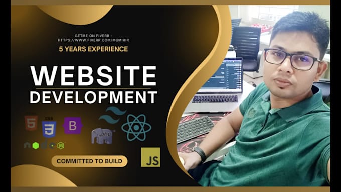 Front end developer and website designer by Mumihir | Fiverr