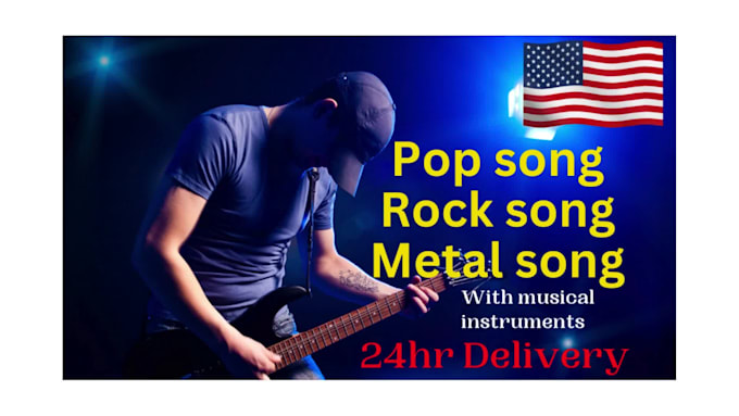 Write and sing pop song, rock song and metal song by Alexmillat | Fiverr