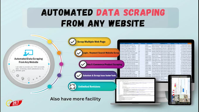 Do web scraping, data scraping, extraction, and data collection build ...