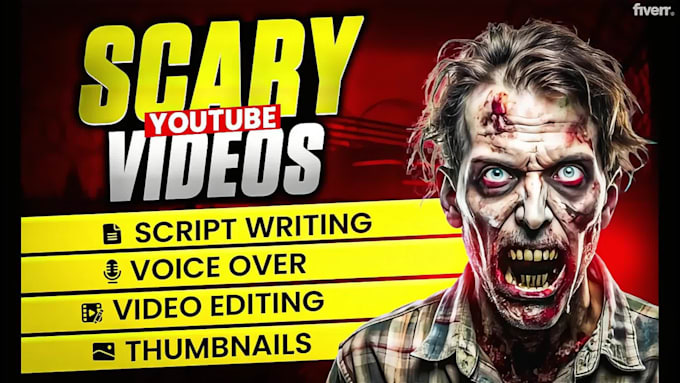 Edit scary story videos and creepy horror videos for youtube channel by ...