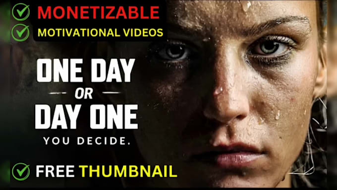 Create monetizable motivational, viral youtube shorts, reels motivational video by Creator ...