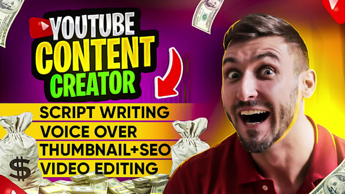 Be your faceless youtube video editor and content creator by Muhammad ...