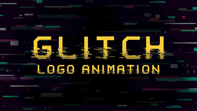 Create a custom glitch logo animation by Motionhood | Fiverr