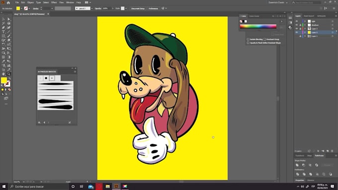 Create an original 2d cartoon illustration of a character by Arielink93 ...
