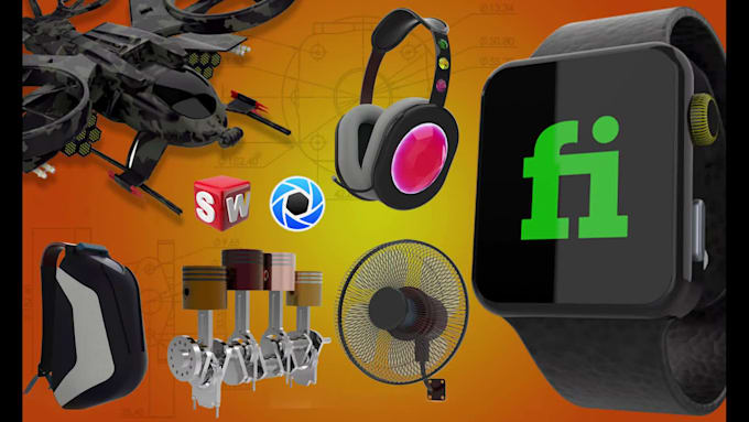 Do 3d models, technical drawings in solidworks and autocad by Td ...