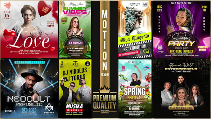Create awesome animated motion flyer, party and event flyer by ...