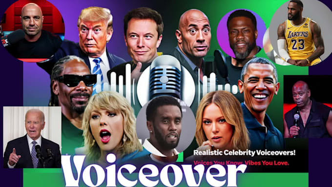 Do voice overs of many celebrities by Noornu | Fiverr