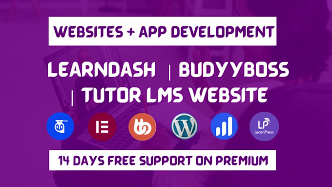 Design buddyboss membership lms website using learndash, learnpress ,tutor lms by Lms_designer ...