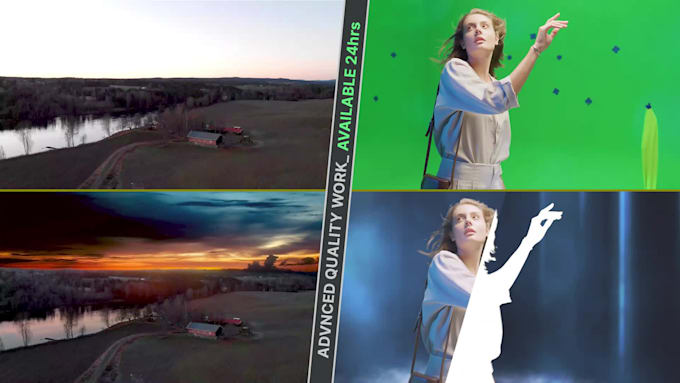 Do vfx sky and screen replacement, green chroma keying, rotoscoping by Habibur614 | Fiverr