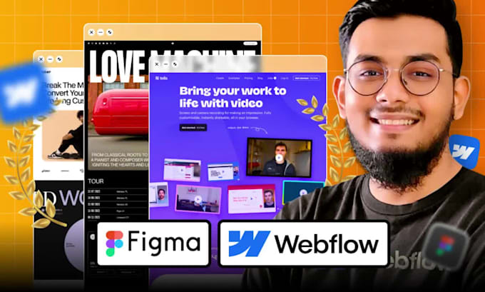 Do amazing figma to webflow website development by Iamtajwar | Fiverr