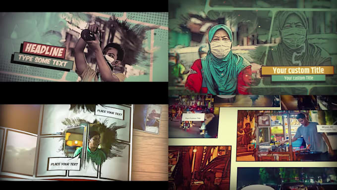 Make your photo look like a comic slideshow by Muhammadwildan_ | Fiverr