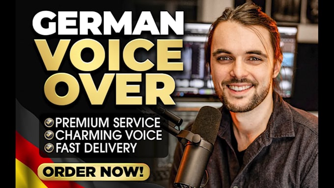 Record a premium male german voice over by Sunwayvoice | Fiverr