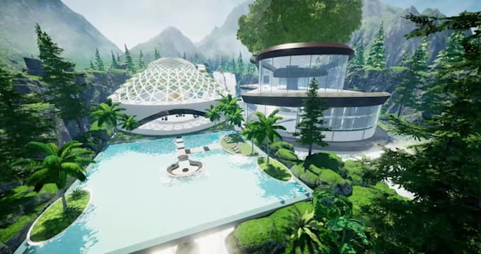 Build 3d game environment for metaverse, vr, and mobile in unity 3d by ...