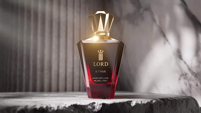Render 3d fragrance, 3d perfume animation, cosmetic design for cgi ...