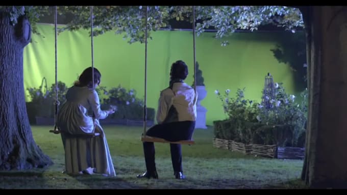 Roto, keying, video background remove object, green screen by ...