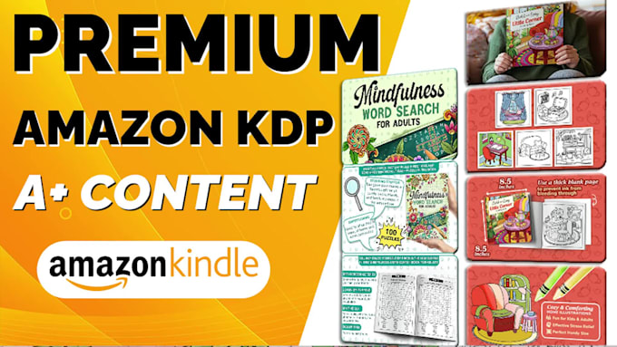 Design premium amazon a plus content for amazon kdp book by ...