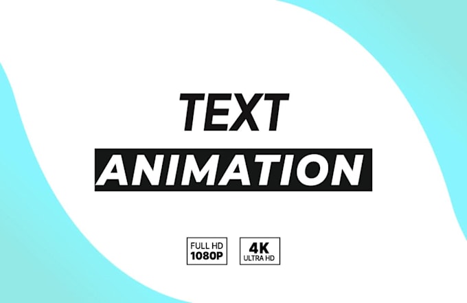 Do any text animation or titles for you by Koolwon | Fiverr