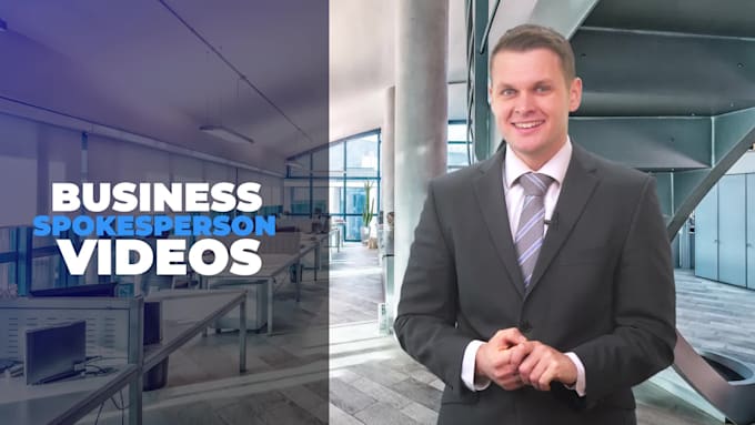 Be your corporate spokesperson with office background by Sebski22 | Fiverr