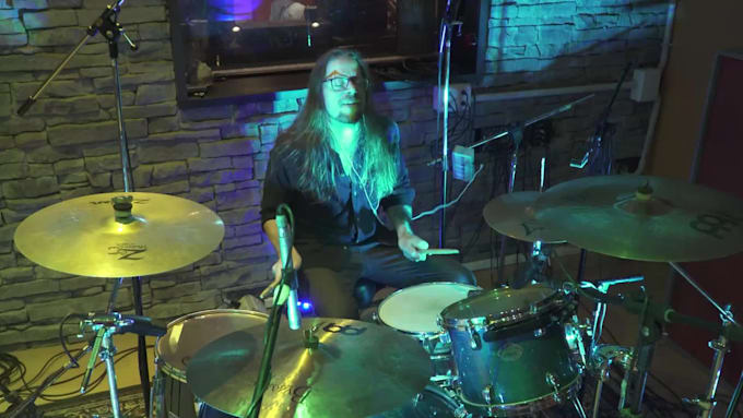 Be your pro session drummer on hard rock,metal, rock, pop, with ...