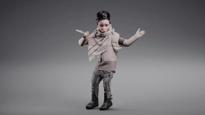 Do 3d realistic character, ue5 human avatar animation video with motion ...